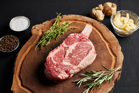 Thanksgiving Cowboy Ribeye Roast with Garlic and Rosemary Recipe ...